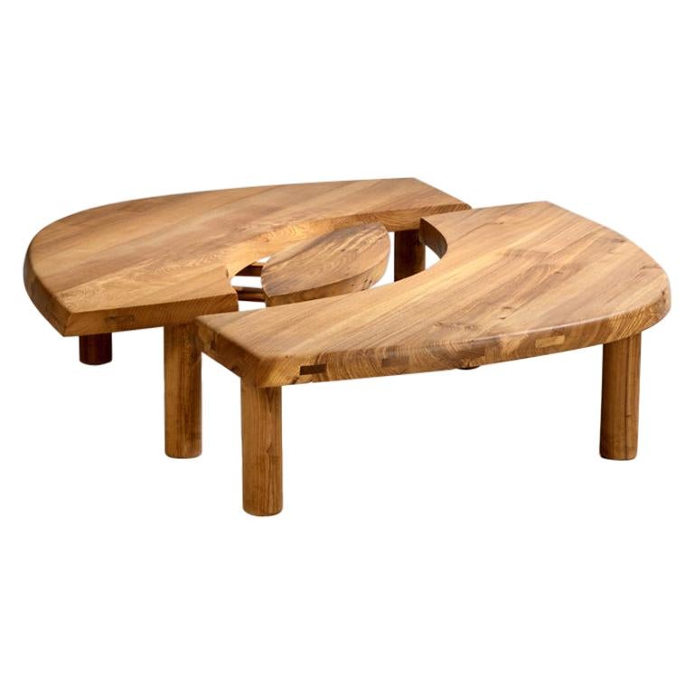 T22C Eye Coffee Table by Pierre Chapo, France at 1stDibs
