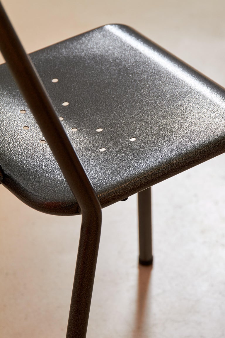 T37 Chair in Midnight Blue by Xavier Pauchard and Tolix For Sale at 1stDibs