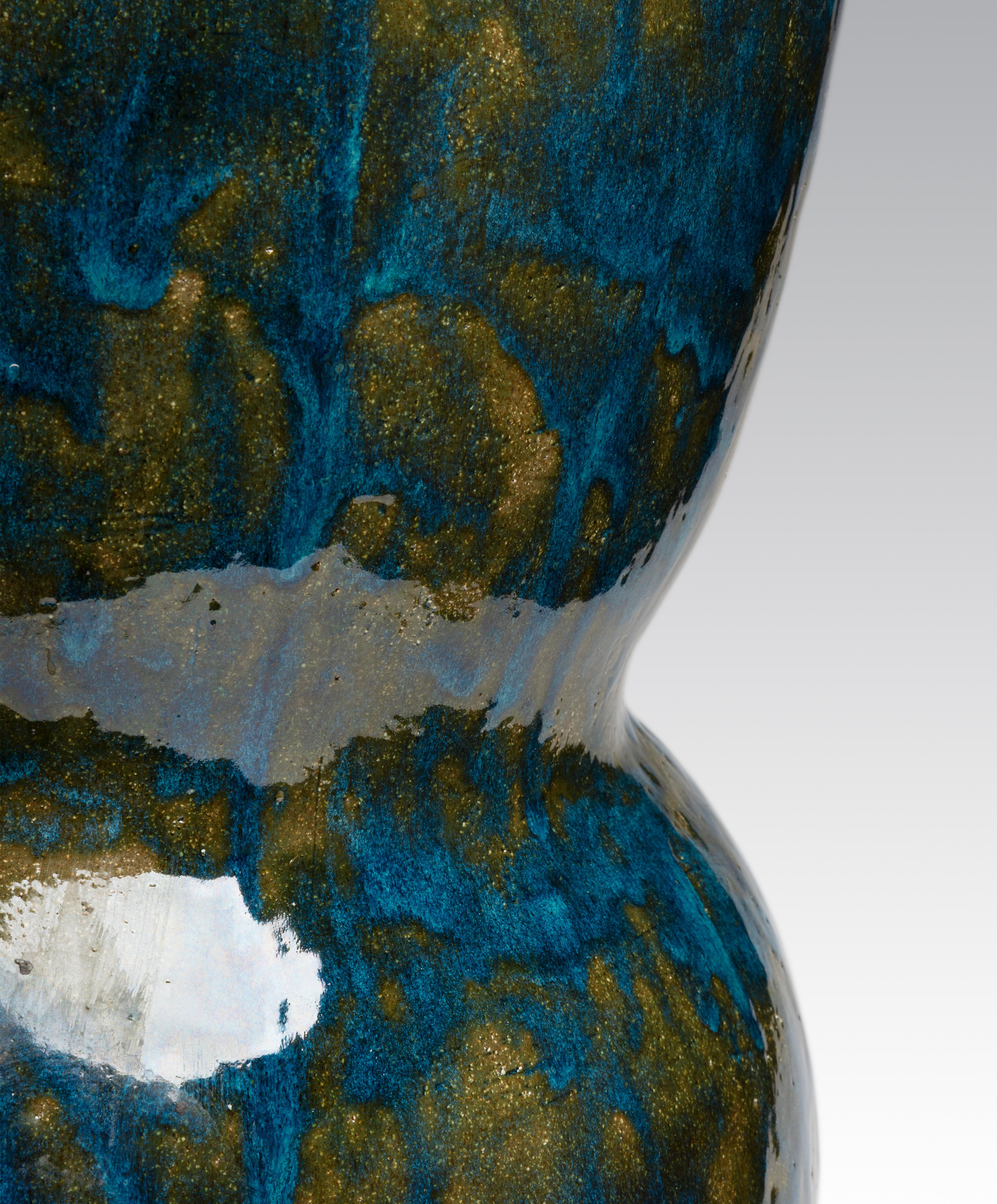 TA06 Glazed Stoneware Table by Pascale Girardin at 1stDibs