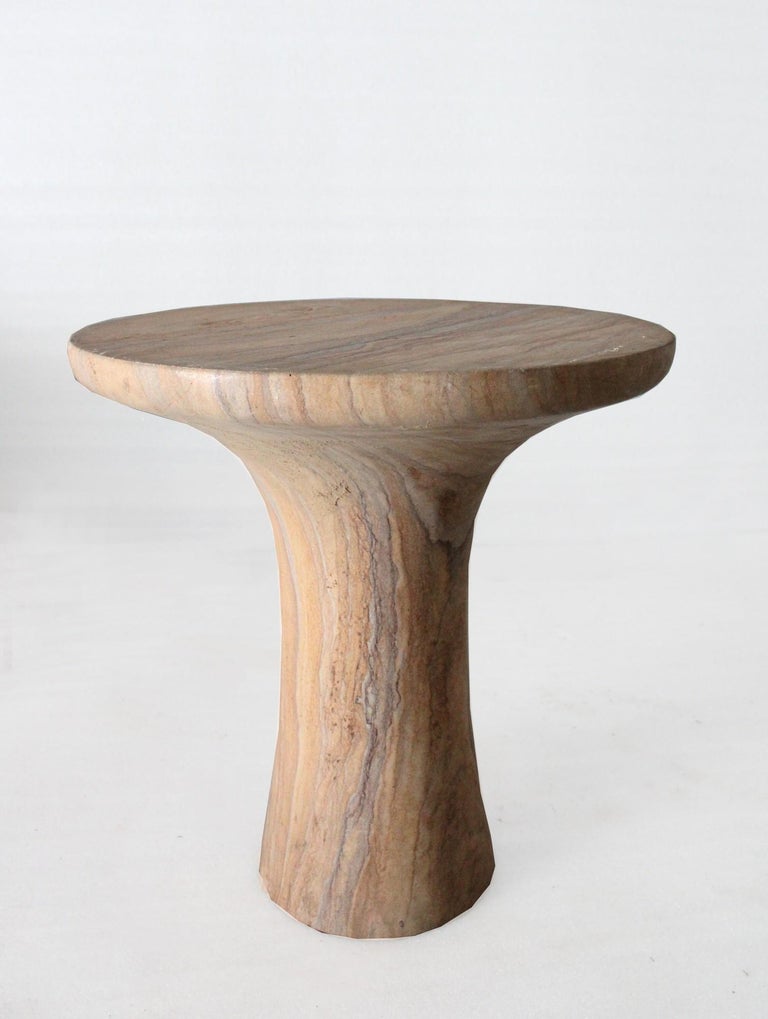 Tabla Table in Rainbow Teakwood Handcrafted in India by Paul Mathieu ...