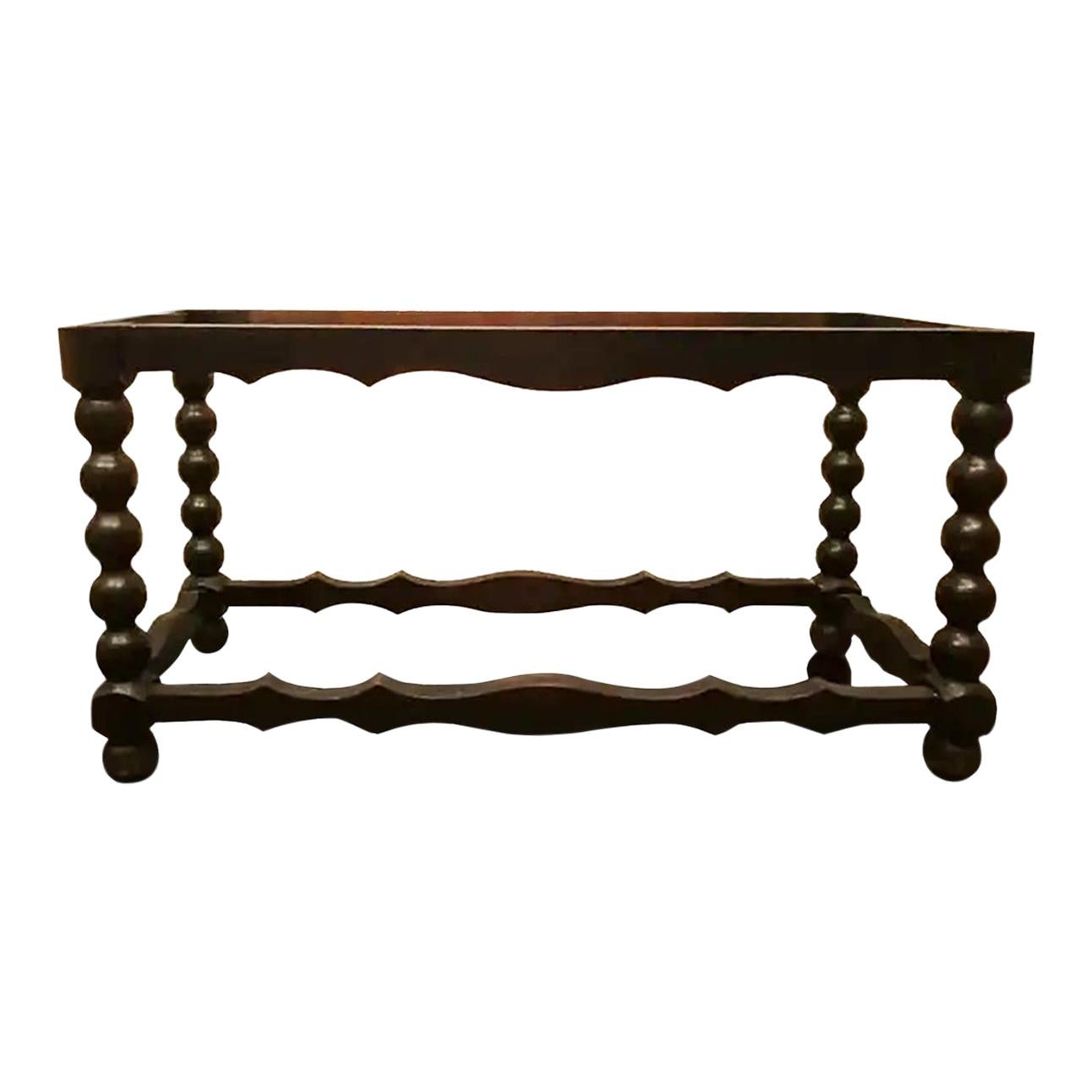 Pair of French Bobbin Leg Stools at 1stDibs