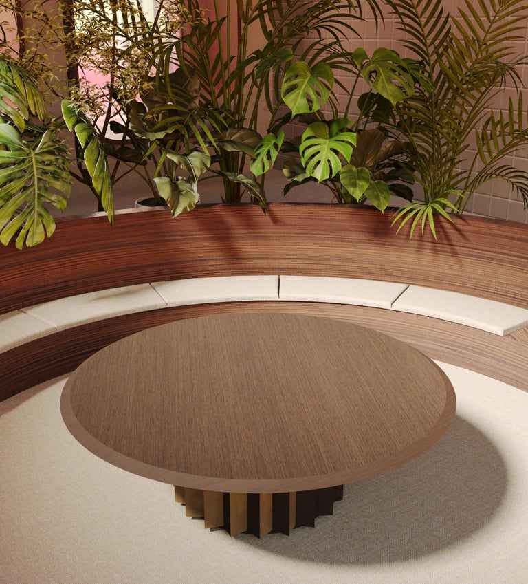 ATHENA Coffee table in duo-colored oak For Sale at 1stDibs