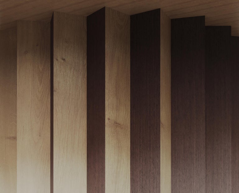 ATHENA Coffee table in duo-colored oak For Sale at 1stDibs