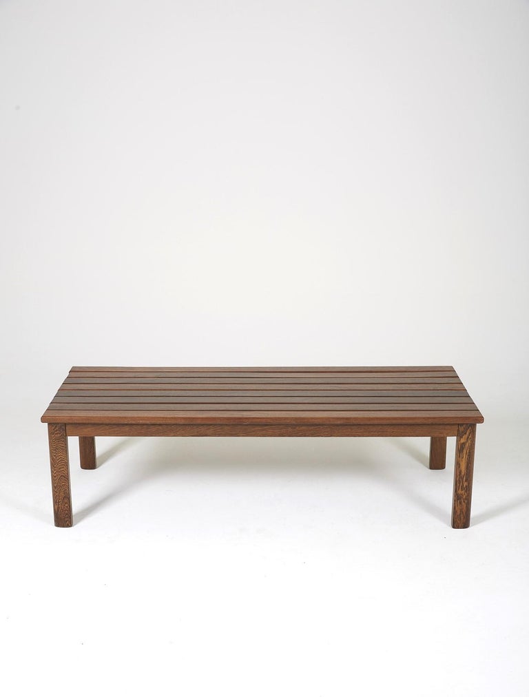 Solid Wenge Coffee Table, 1960s For Sale at 1stDibs