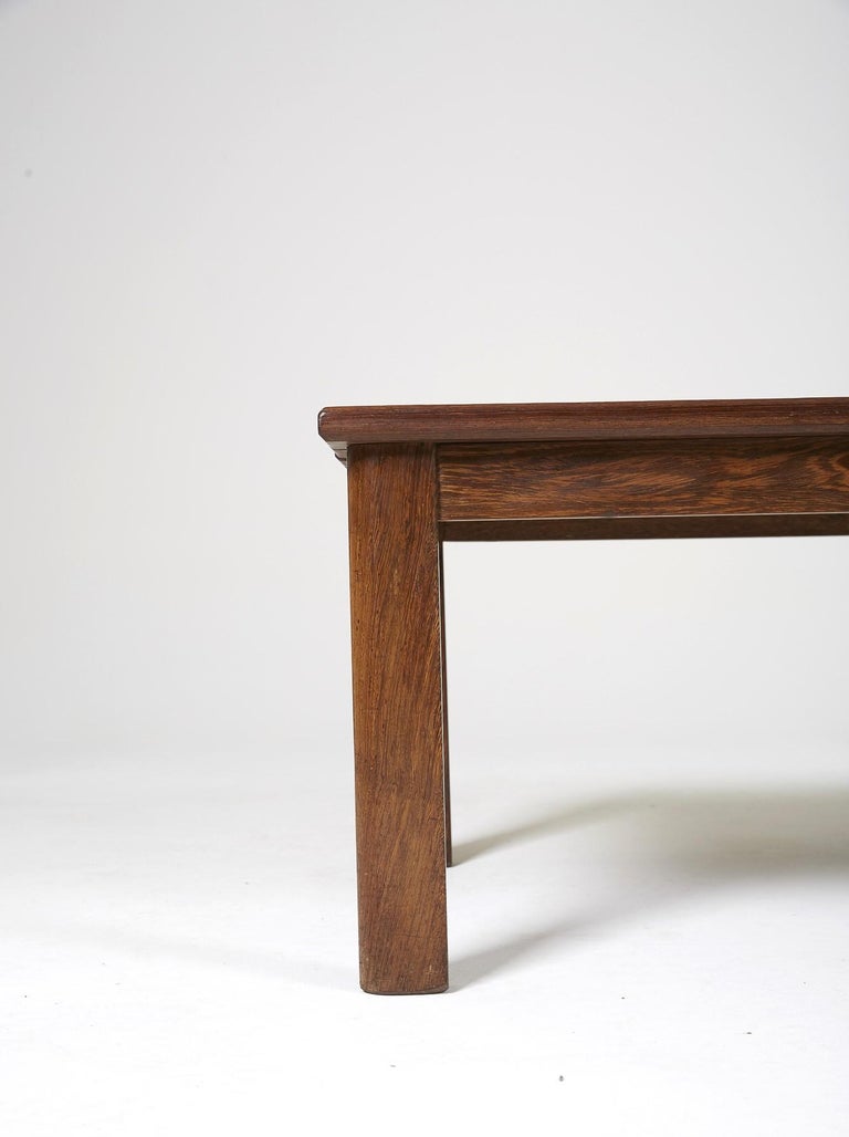 Solid Wenge Coffee Table, 1960s For Sale at 1stDibs