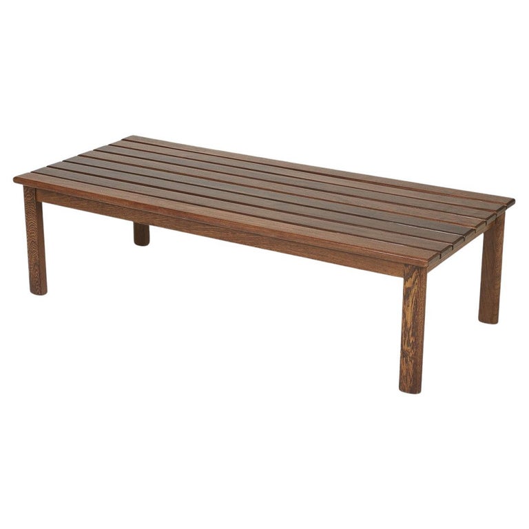 Solid Wenge Coffee Table, 1960s For Sale at 1stDibs