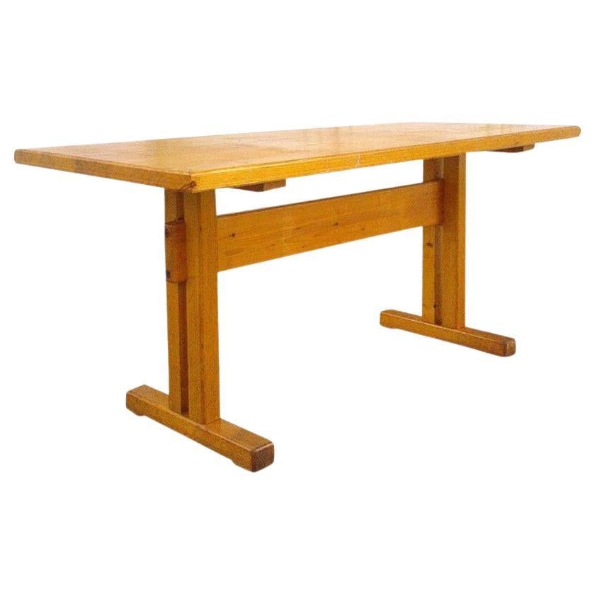 Table charlotte Perriand. Dining table Les Arcs. Circa : 1968 For Sale ...