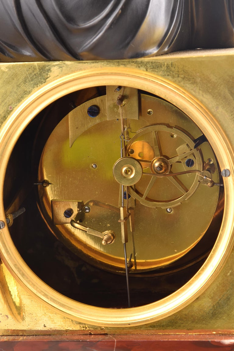 Table Clock, Apollo, Bronze, Marble, Model of Lenoir-Ravrio, Louis ...