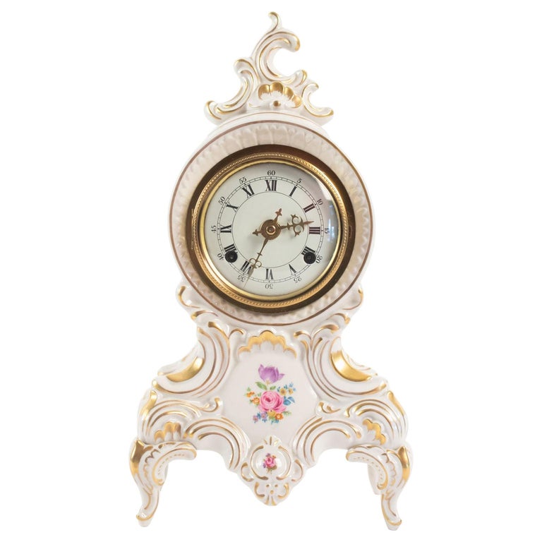 Table Clock, Louis XV Style at 1stDibs