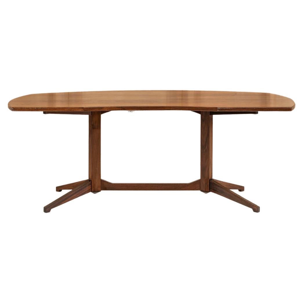 A rare "TL 63" solid rosewood dining table by Roberto Poggi at 1stDibs