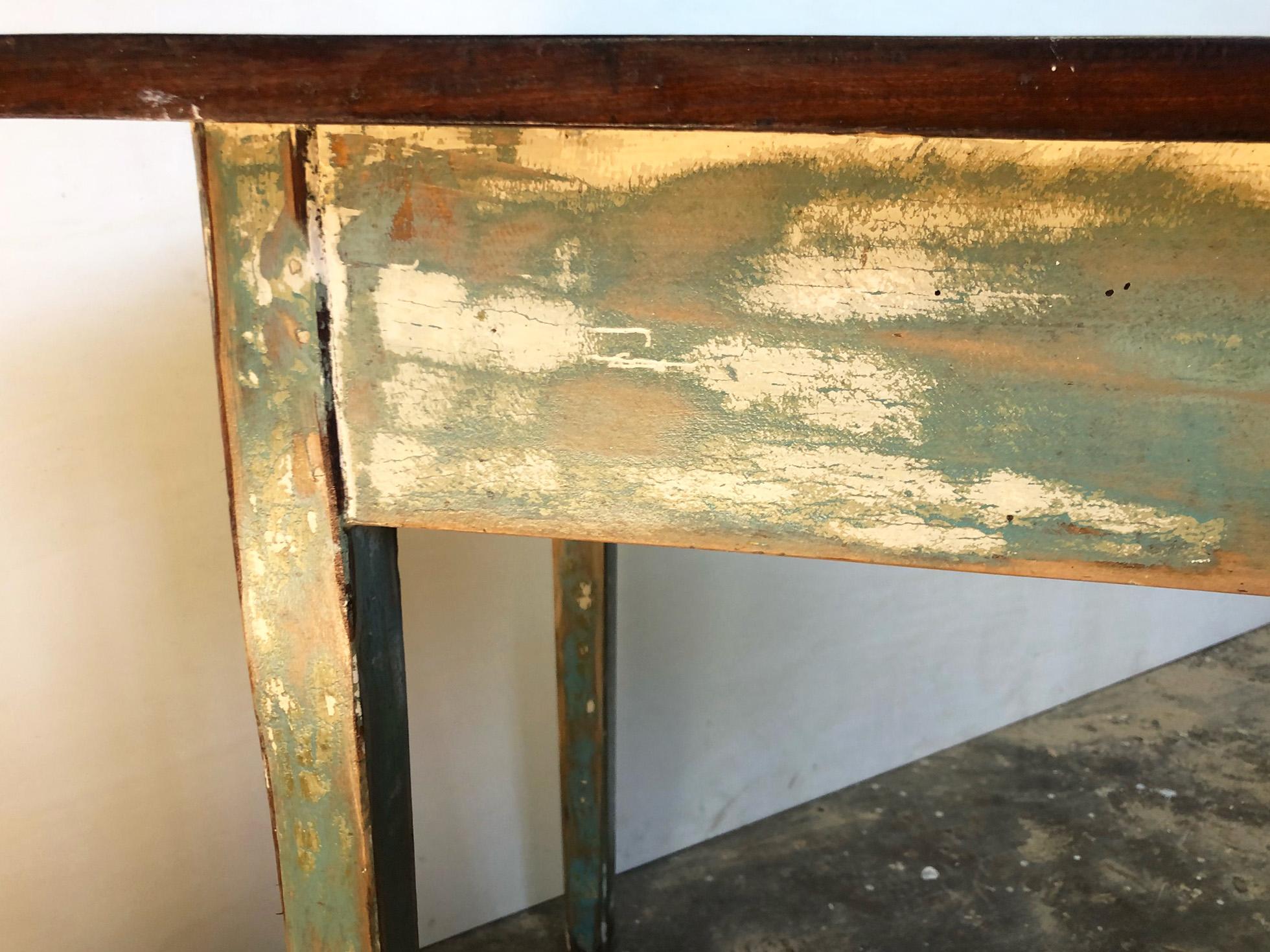 Table from 1950 Original Tuscan Green White Shaded, with Top in Formica ...