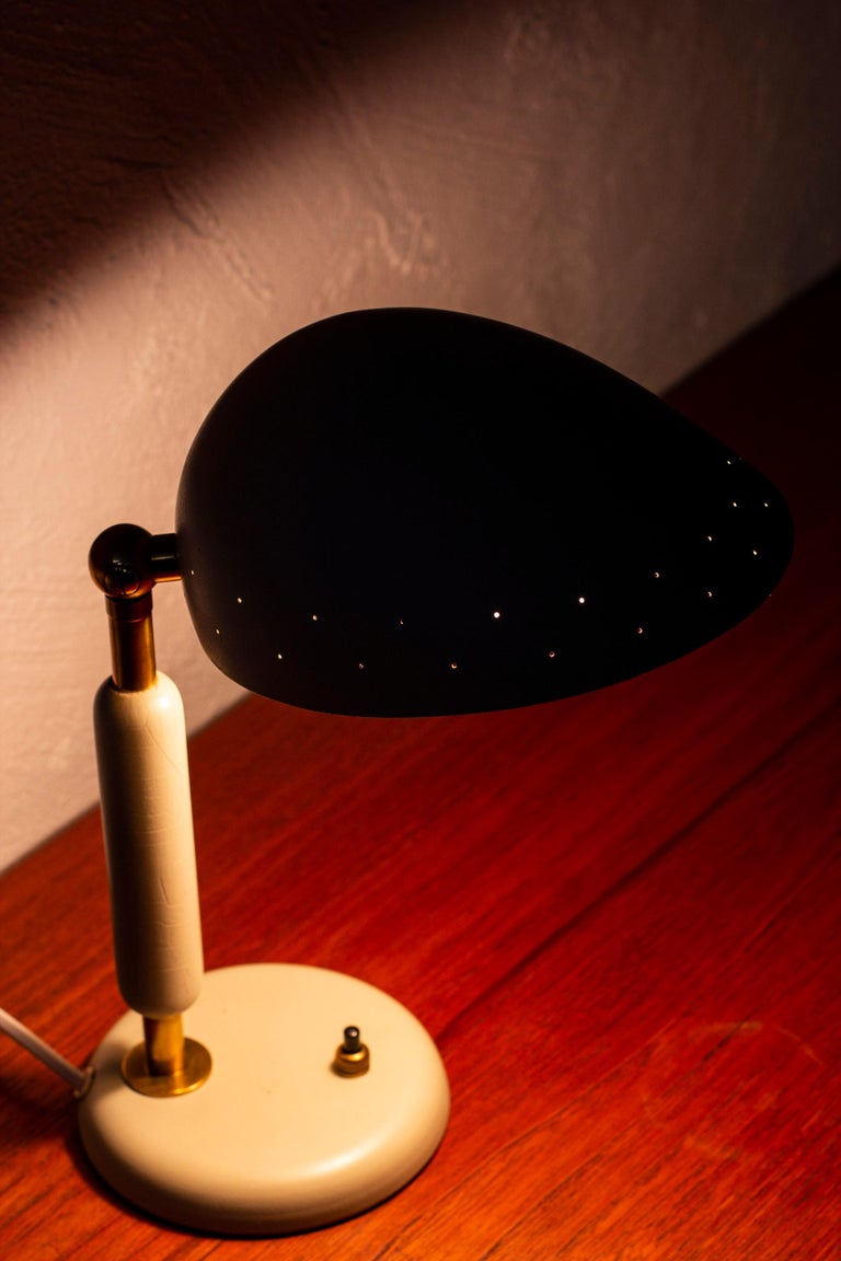 Table Lamp by Harald Notini for Böhlmarks, Sweden, 1940-50s For Sale at ...