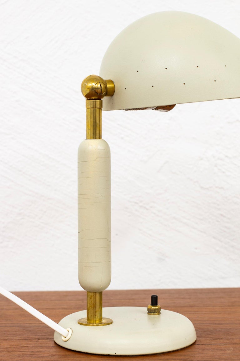 Table Lamp by Harald Notini for Böhlmarks, Sweden, 1940-50s For Sale at ...