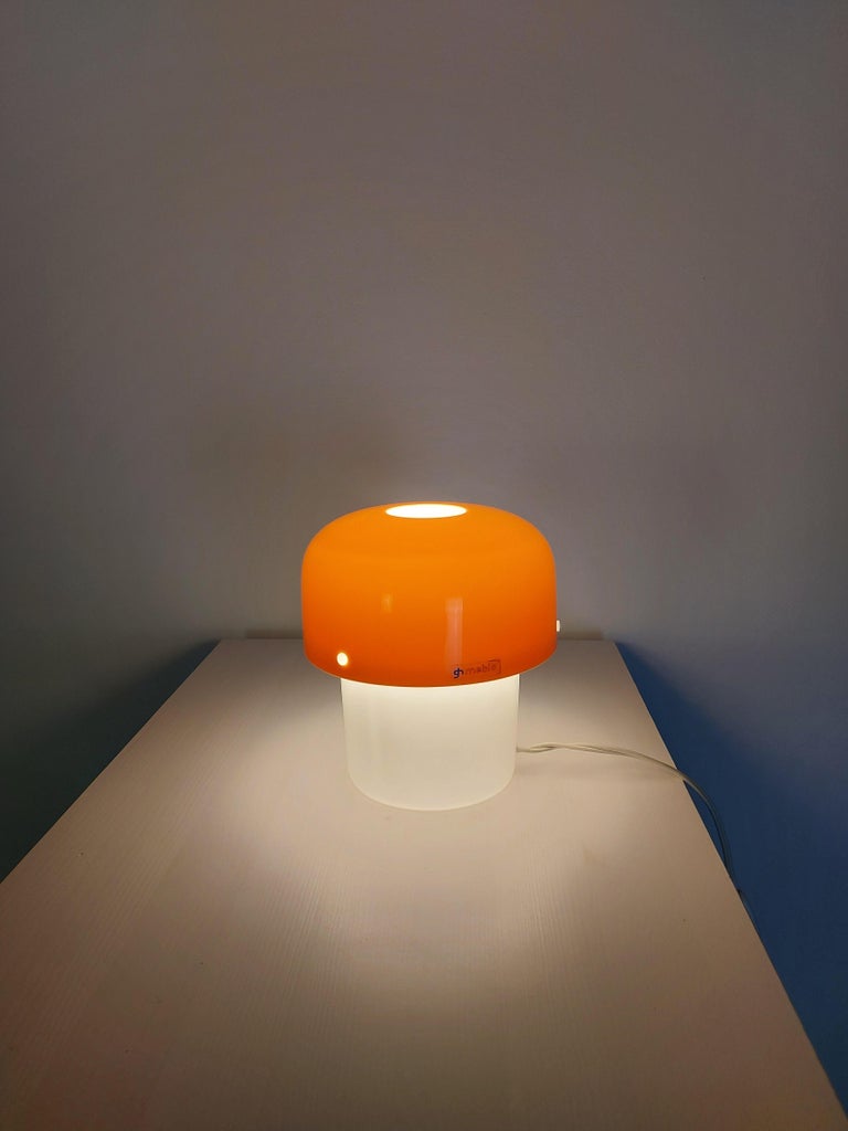 Table Lamp by Harvey Guzzini for Meblo, 1970s For Sale at 1stDibs