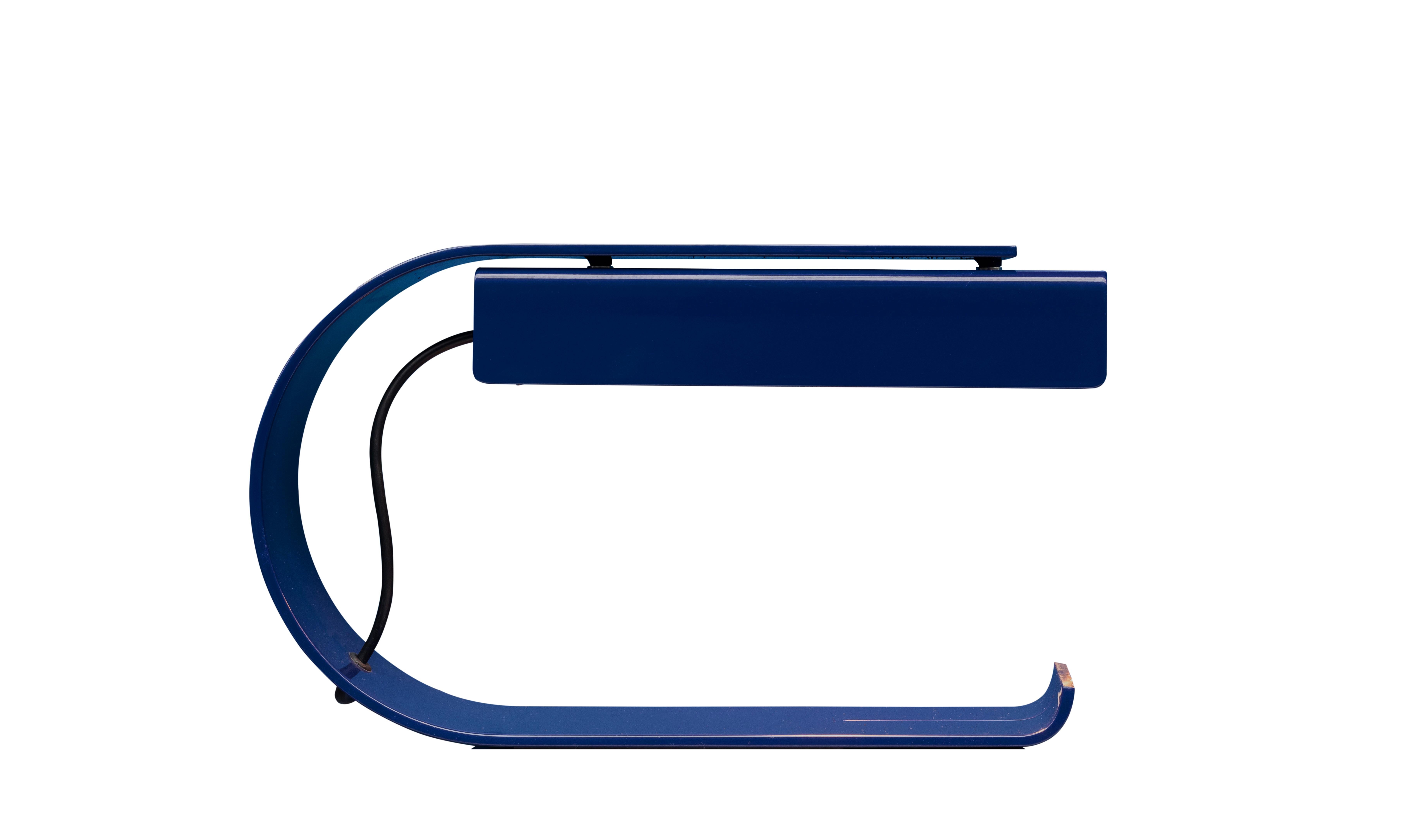 Table lamp CG01 Ltd Natan Oxford Blue designed in 1968 For Sale at 1stDibs