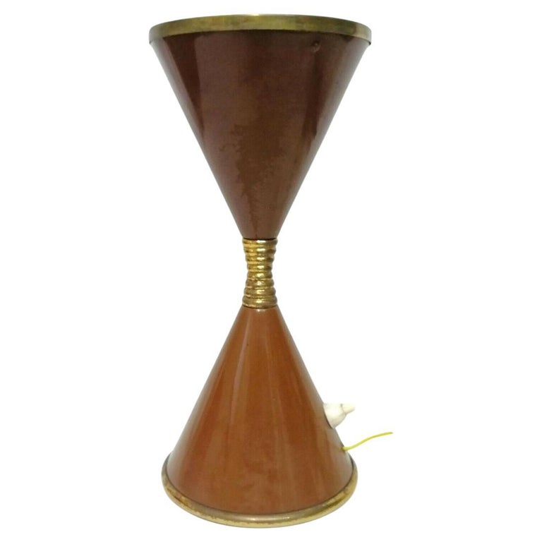 Table Lamp "Clessidra" Design Angelo Lelii Lelli for Arredoluce, 1960s ...