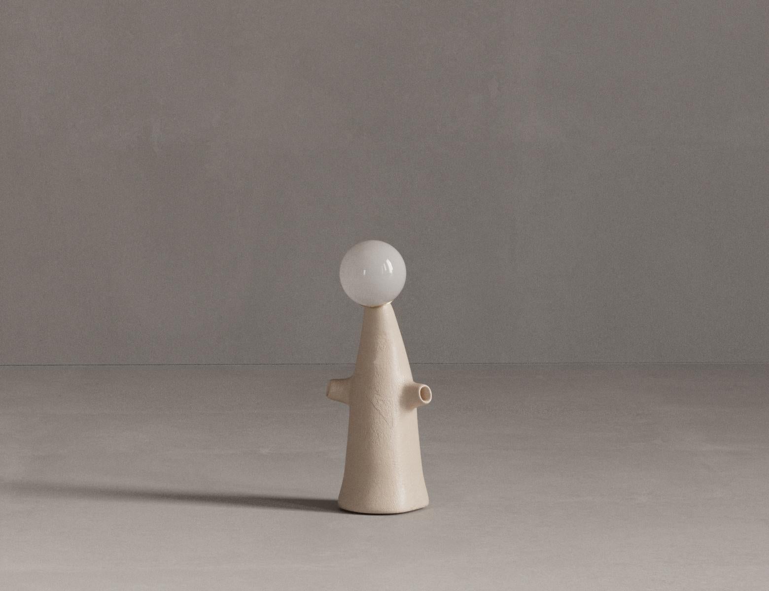 Modern table Lamp "HUG" from concrete and glass by Plyus Furniture For ...