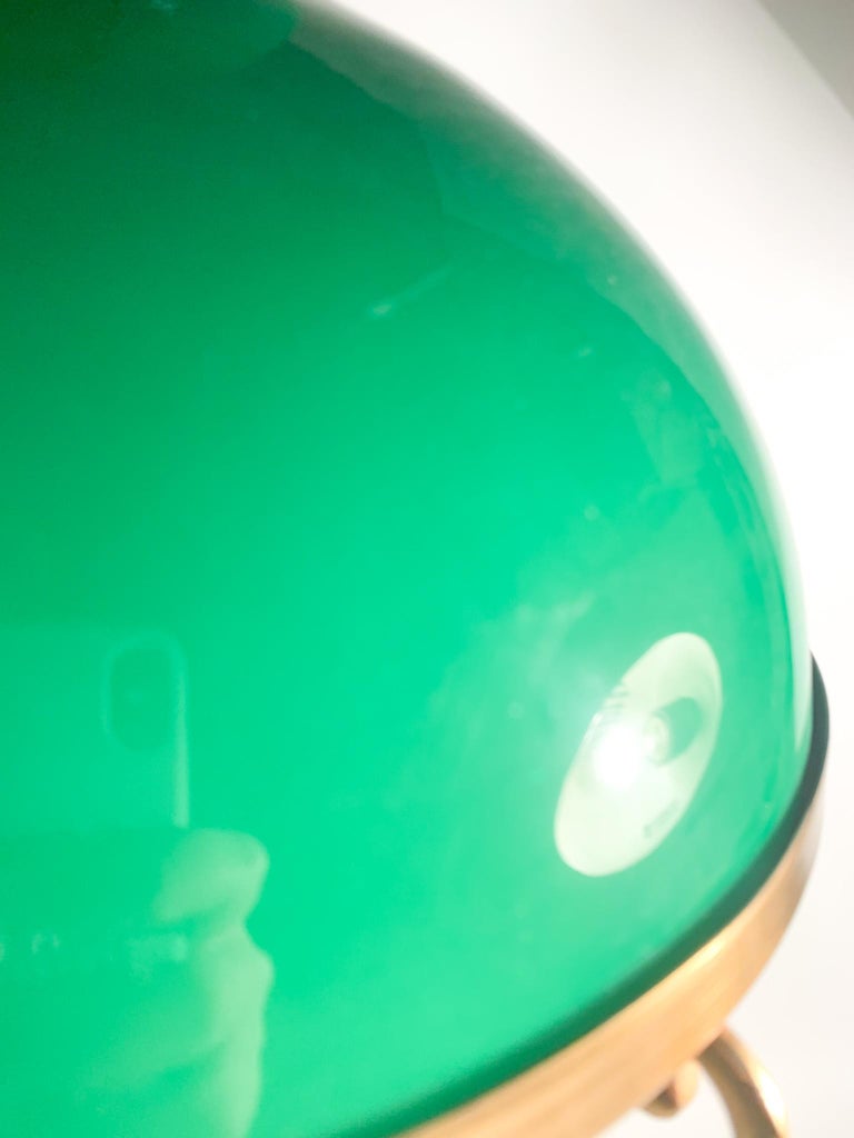 Table Lamp in Hand Painted Sevres Porcelain and Glass Lampshade from ...