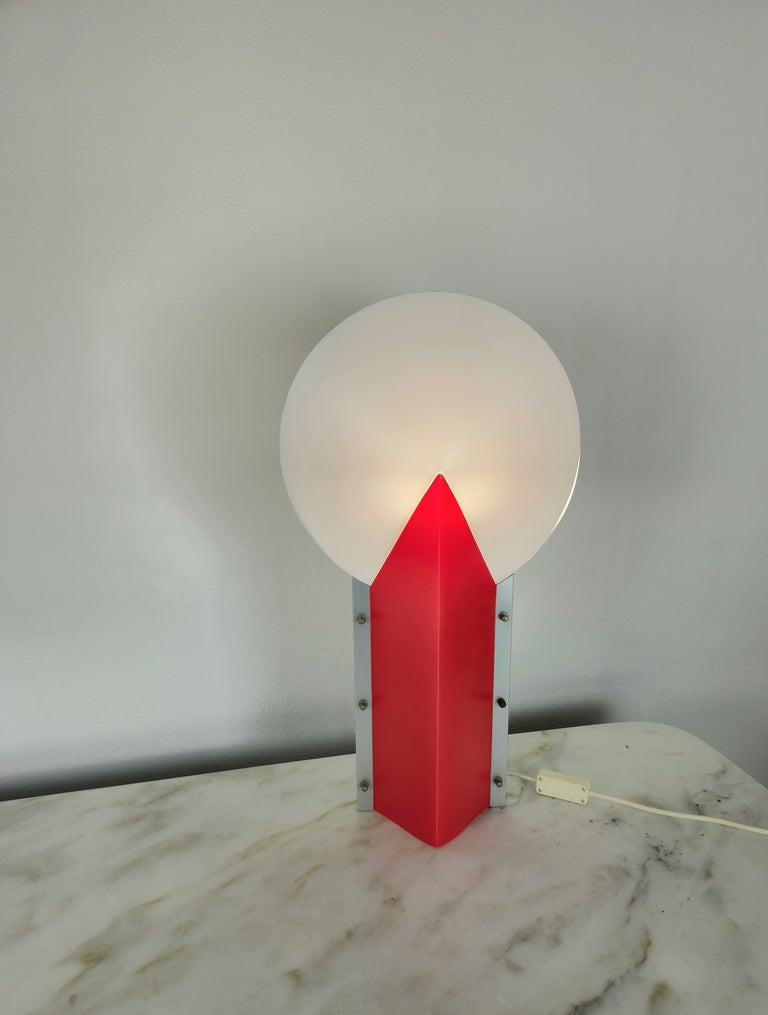 Table Lamp Plastic by Samuel Parker for Slamp Mid-Century Modern Italy ...