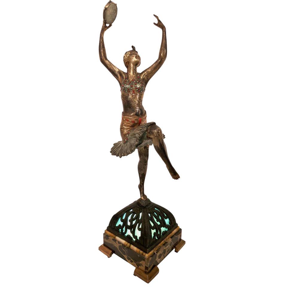 Rare French Art Deco Illuminating Glass Sculpture At 1stdibs