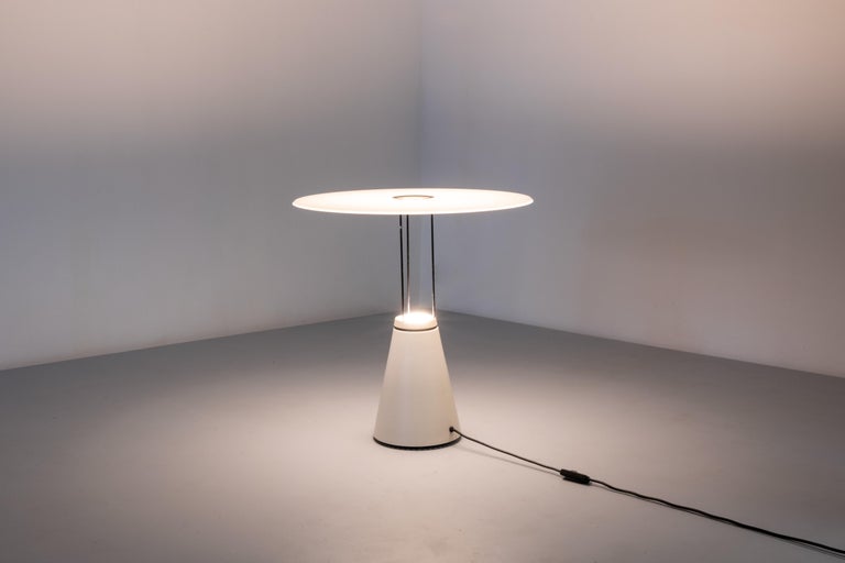 Table Lamp with Cone Base and Disc Shade For Sale at 1stDibs