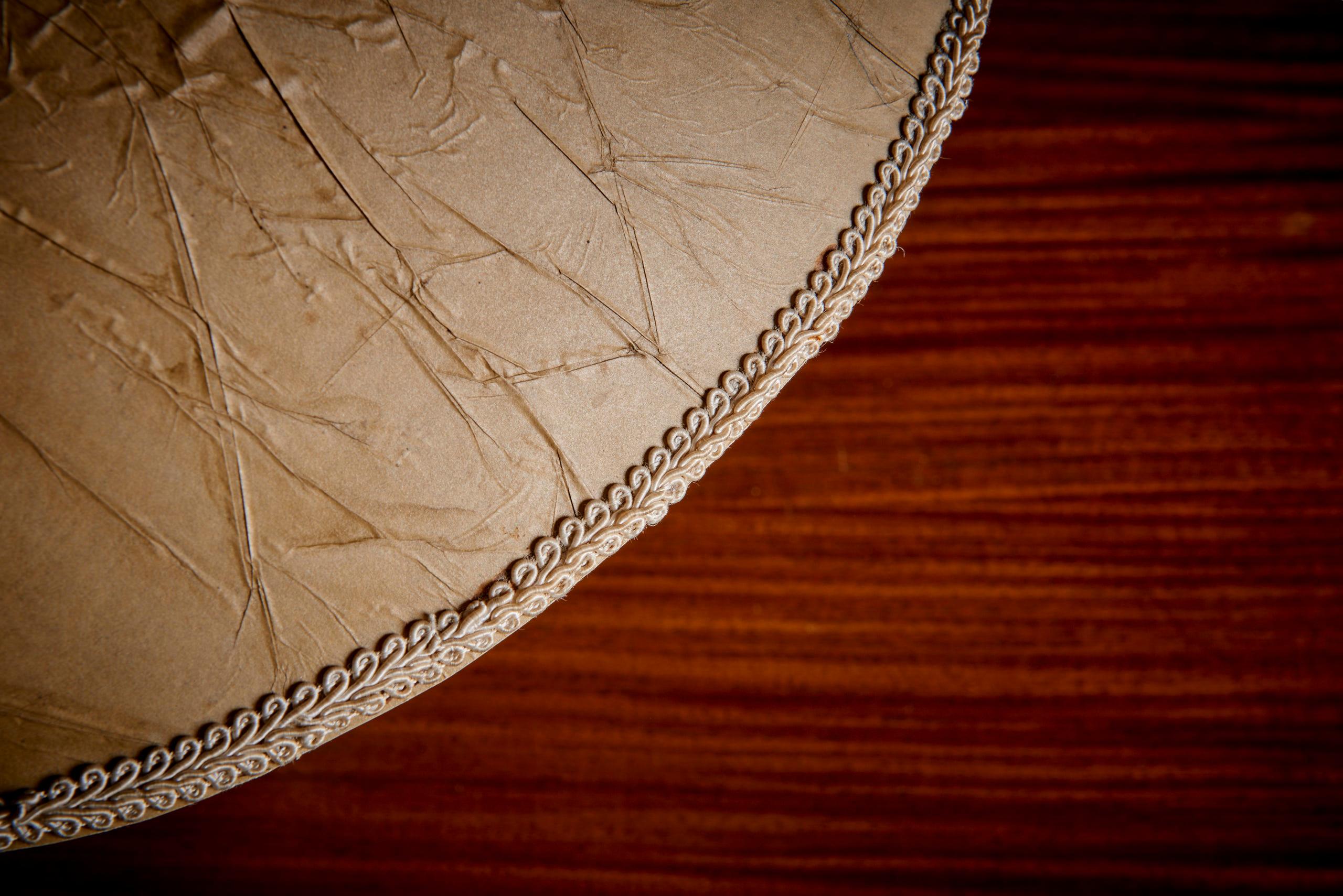 Table Lamp with Paper Shade, Austria - 1950s For Sale at 1stDibs