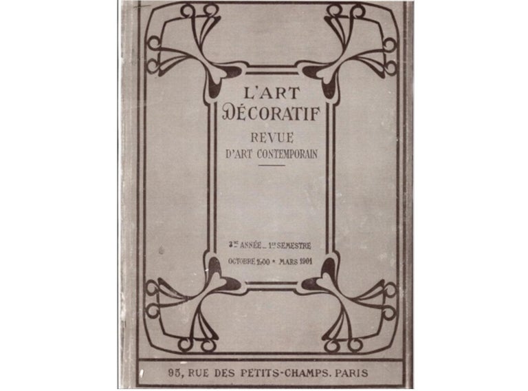 Table Maison L´art Nouveau, Bing Atelier Magasins, Siegfried Bing, Art ...