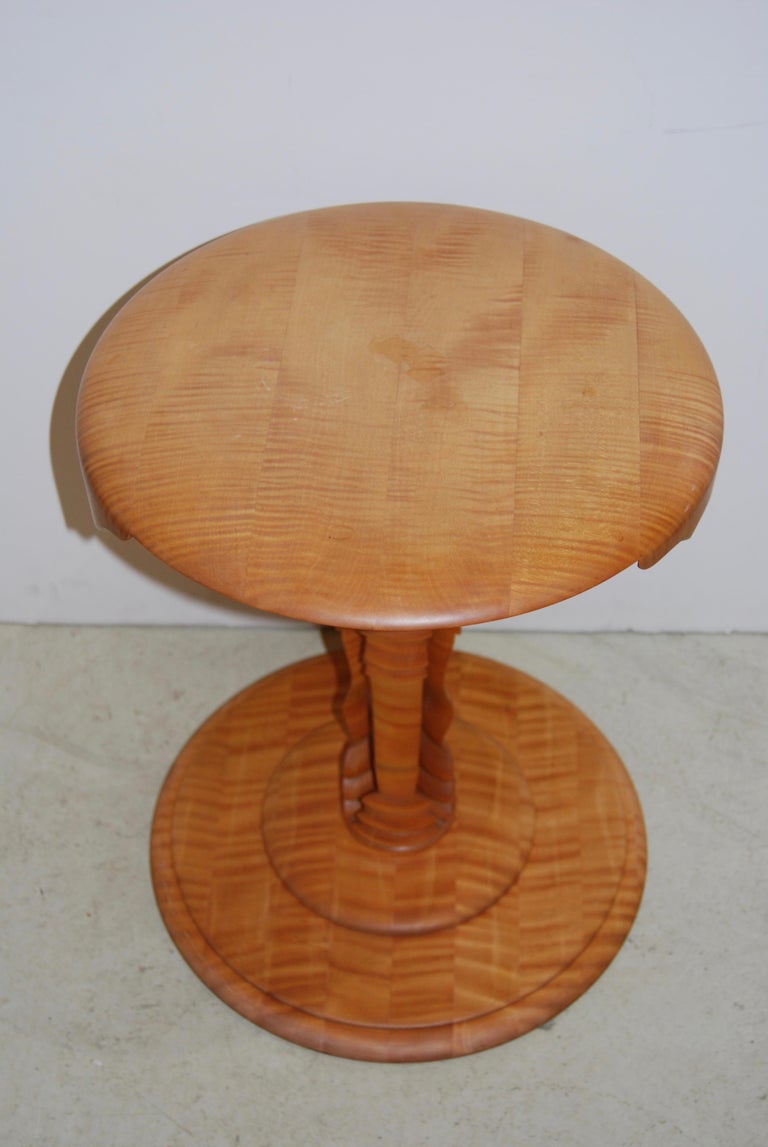 "Table Melt" Hand Carved Side Table by Peter Exton, 1996 For Sale at ...