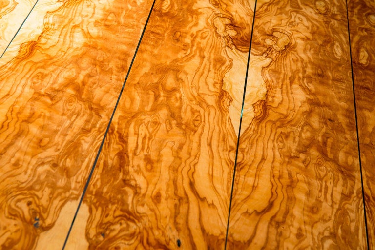 Table Portofino, in Glass and Olive-Tree Wood, Italy For Sale at ...