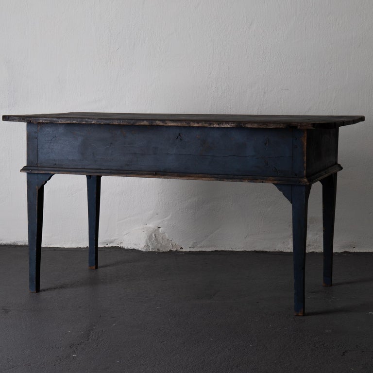 Table Swedish Black Blue, 19th Century, Sweden For Sale at 1stDibs ...
