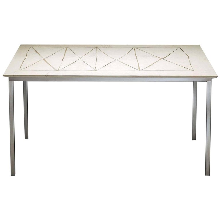 Table with Diamond-Shaped Motif For Sale at 1stDibs