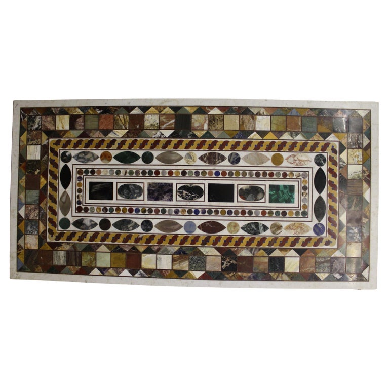 Table, with samples of semiprecious stones For Sale at 1stDibs