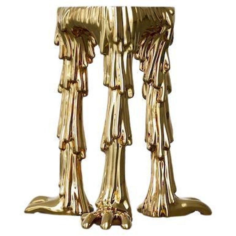 Tablea Rasa, Cast Bronze Side Table, by The Haas Brothers For Sale at ...