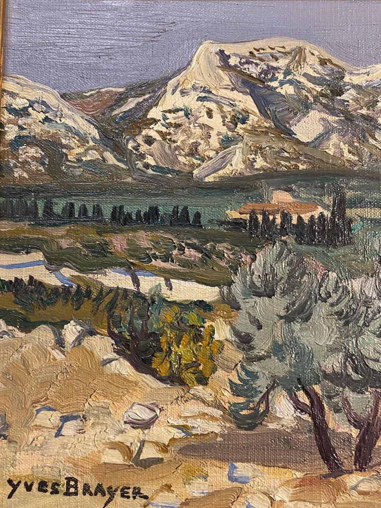 Tableau Huile sur Toile par Yves BRAYER " Les oliviers dans les ...