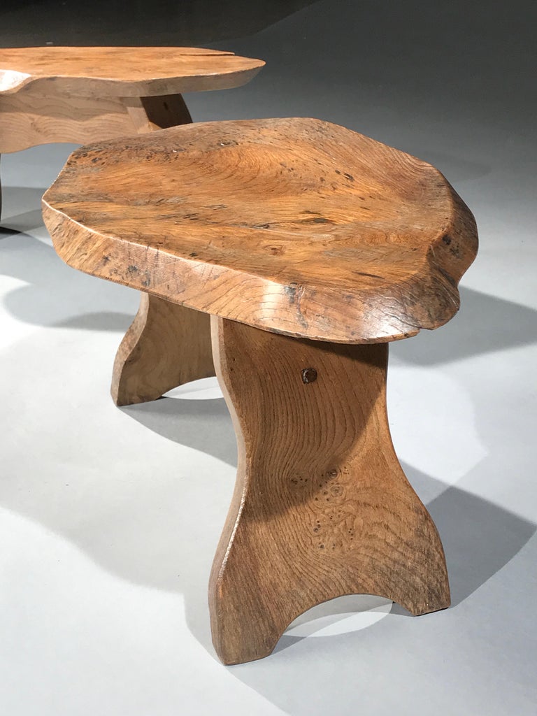 Tables 4cm 1 1/2' Slab Single Piece Low Trestle Ends 61cm 24" Long 30cm ...