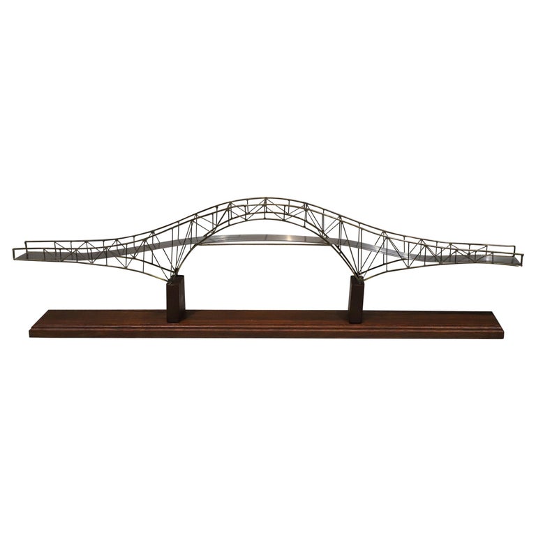 Tabletop Brass Bridge Model at 1stDibs