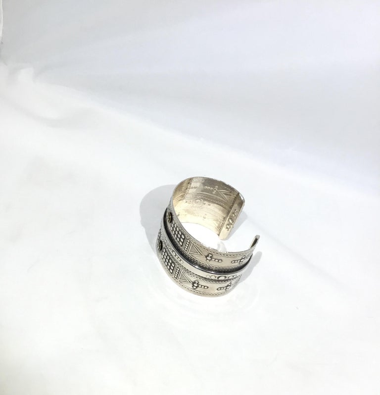 Tabra Sterling Silver Embossed Cuff at 1stDibs | tabra cuff bracelet