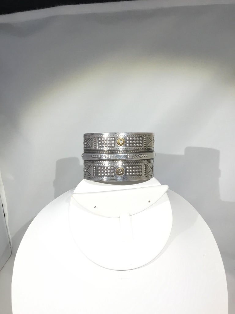 Tabra Sterling Silver Embossed Cuff at 1stDibs | tabra cuff bracelet