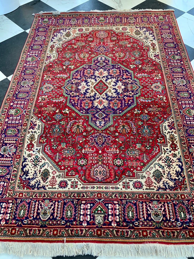 Tabriz Oriental Rug For Sale at 1stDibs