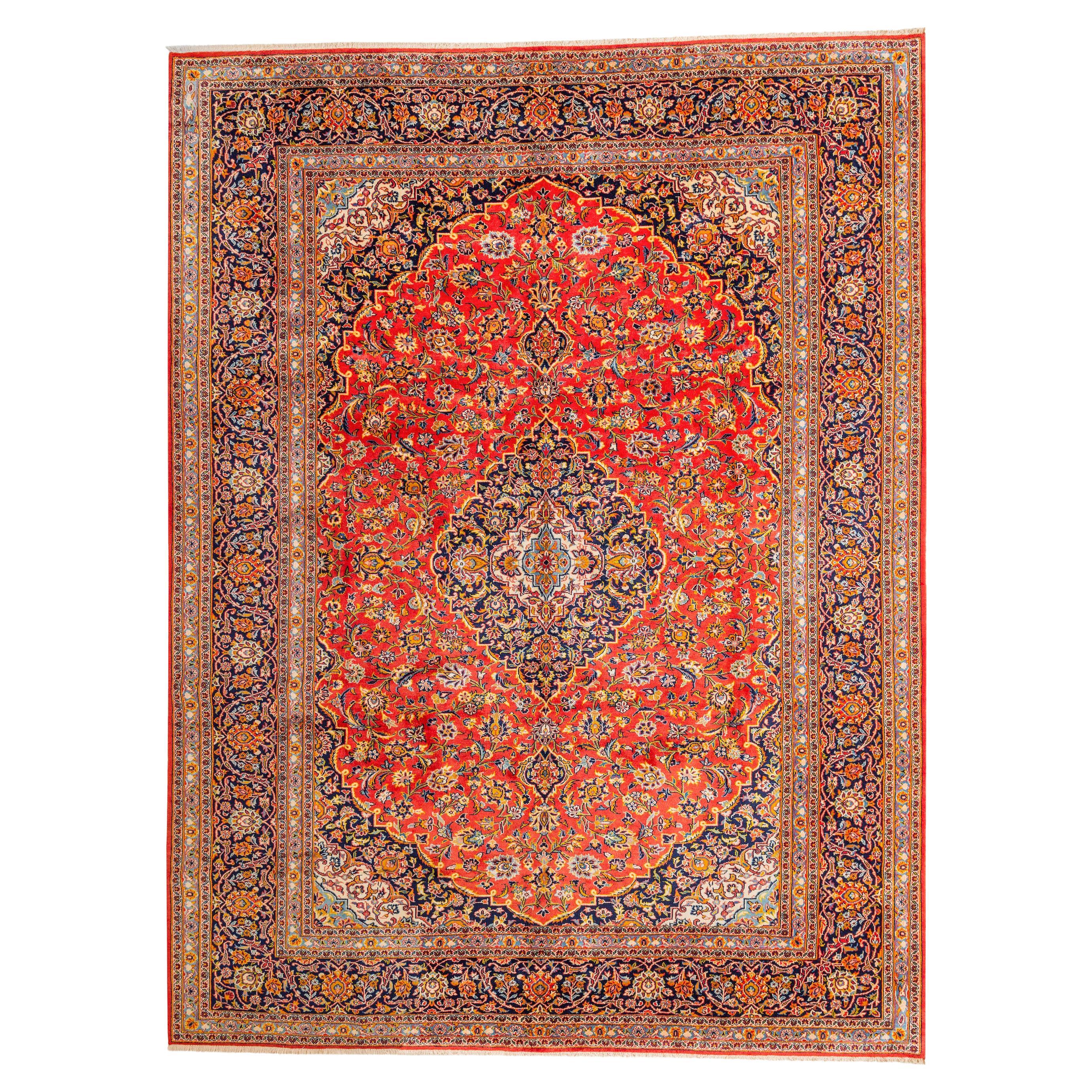Authentic Persian Area Rug Runner Red/Ivory 2' 3" x 11' 9" For Sale at ...