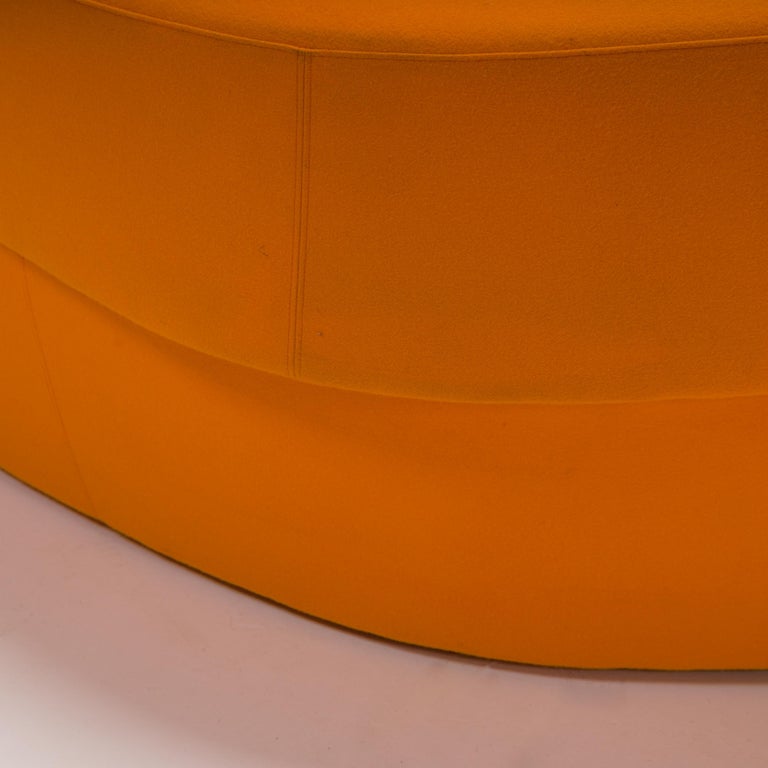 Tacchini by Pearson Lloyd Orange Polar Sofas, Set of 2 at 1stDibs