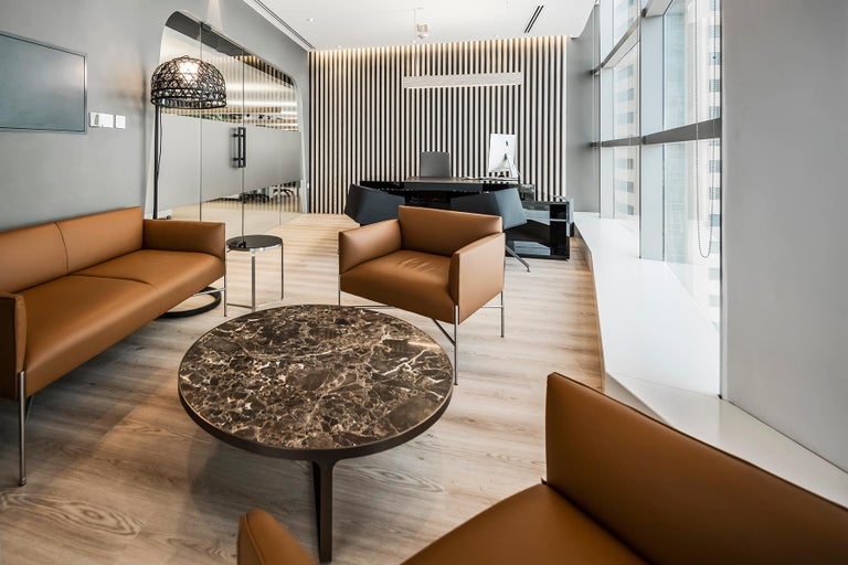 Tacchini Cage Coffee Table in Black Marquinia Marble Designed Gordon ...