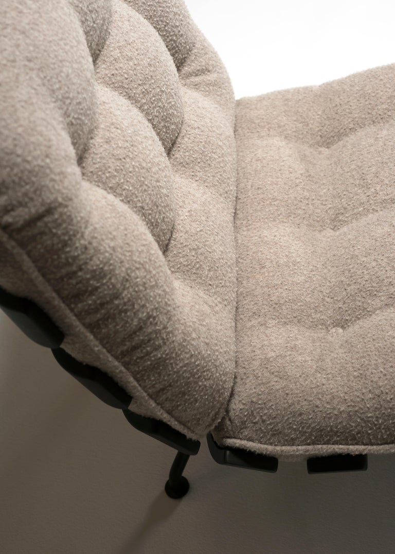 Tacchini Costela Chair Wool with Metal Base by Martin Eisler For Sale ...