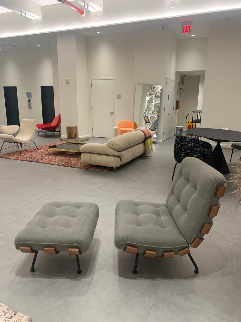 Tacchini Costela Lounge Chair and Ottoman Designed by Martin Eisler at ...