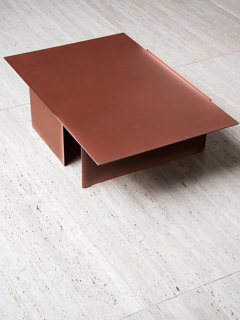 Tacchini Daze Metal Low Table Designed by Truly Truly For Sale at 1stDibs