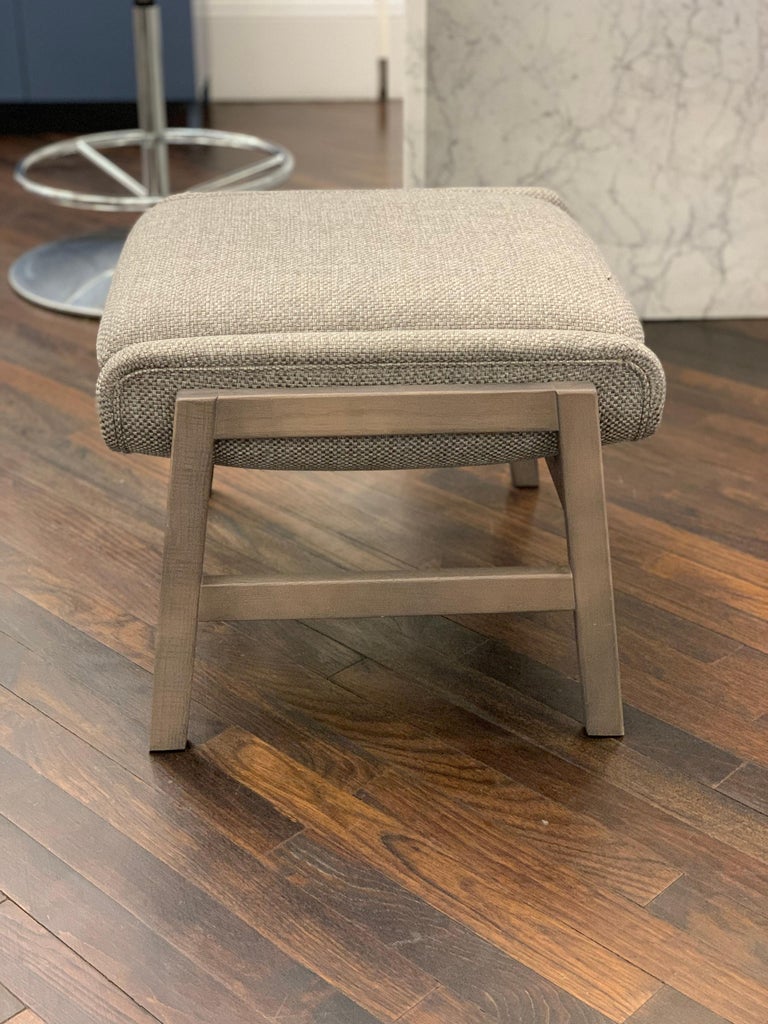 Tacchini Grey Agnese Armchair with Ottoman by Gianfranco Frattini at ...