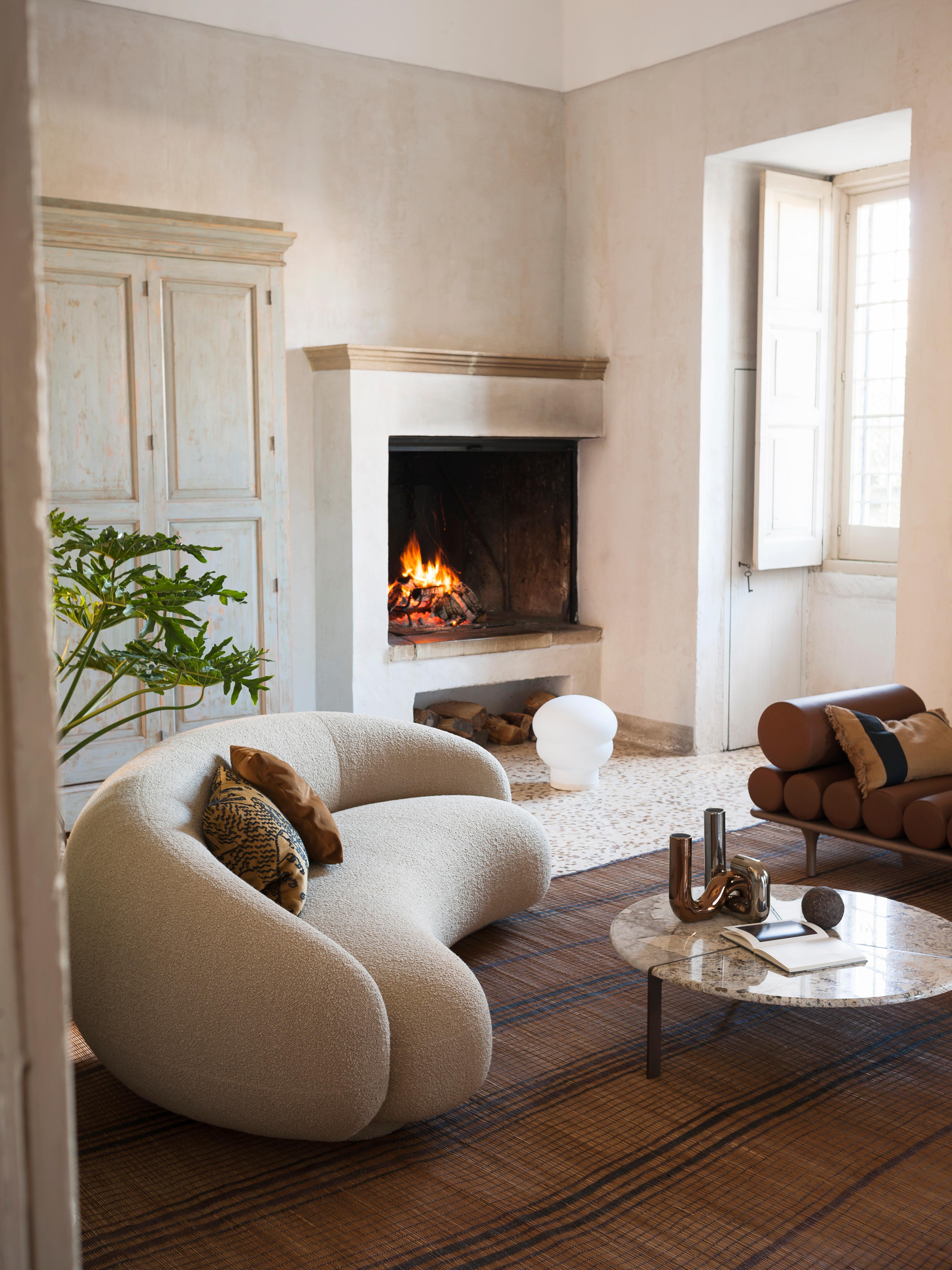 Tacchini Julep Sofa in Orange Bopha Fabric by Jonas Wagell For Sale at ...