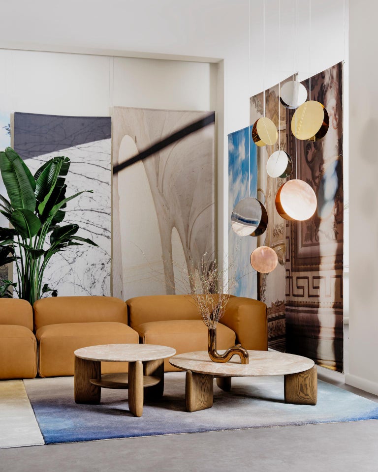 Tacchini Le Mura Leather Sofa Designed by Mario Bellini in STOCK For ...