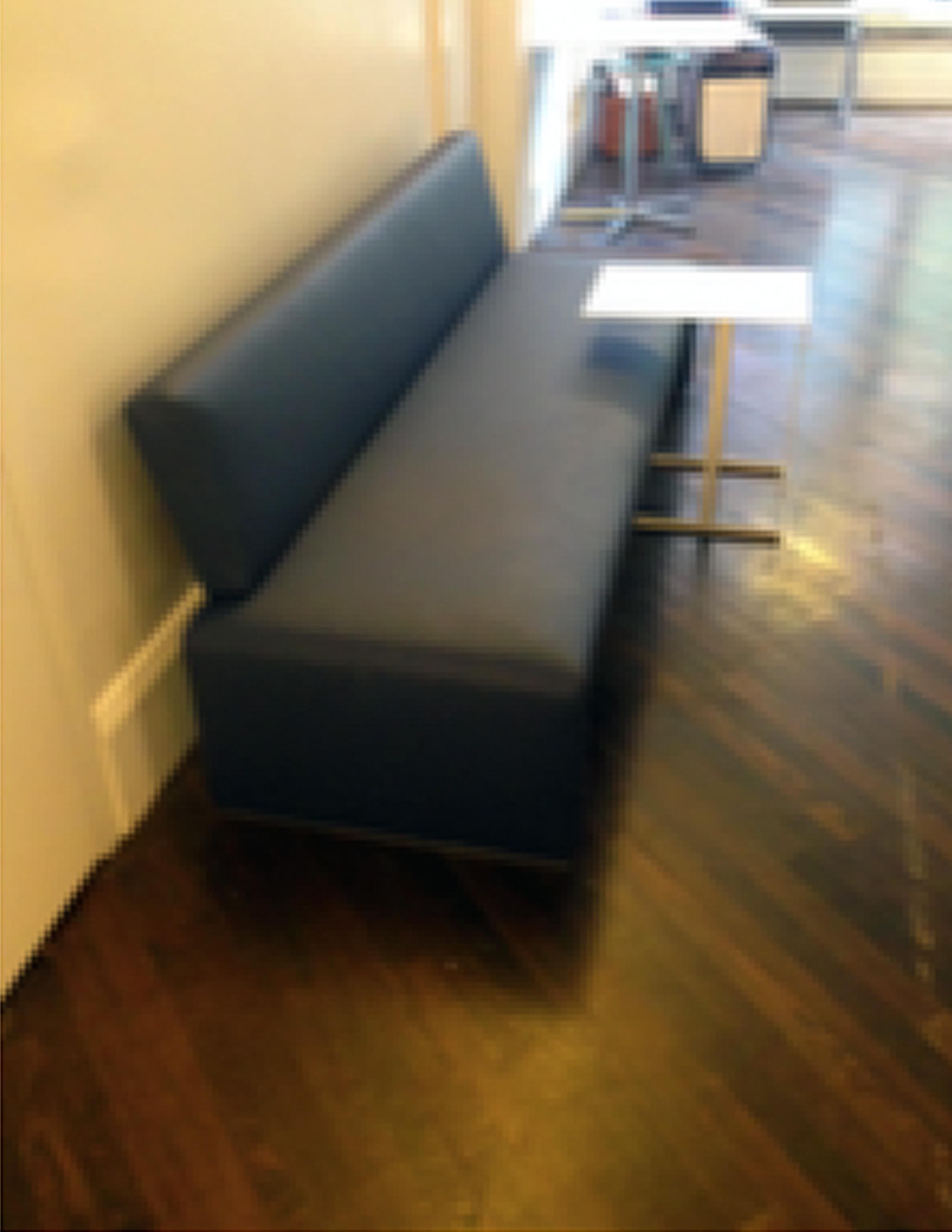 Tacchini Leather Labanca Bench at 1stDibs