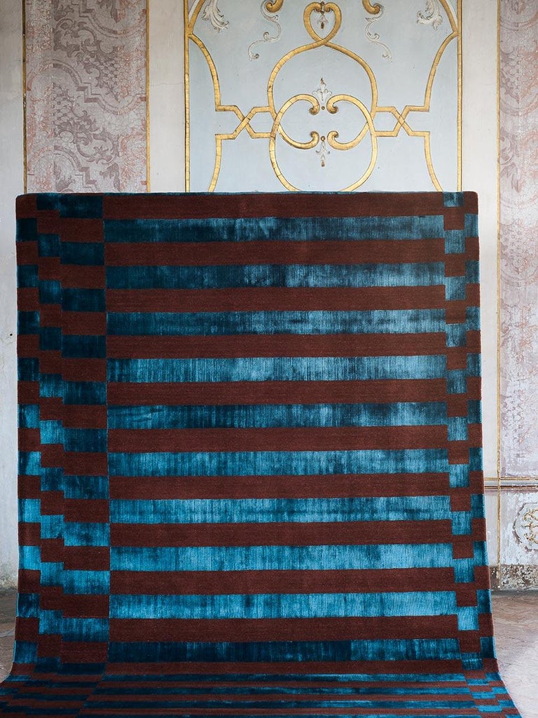 Tacchini Linea Rug in Himalayan Wool by Maria Gabriella Zecca For Sale ...